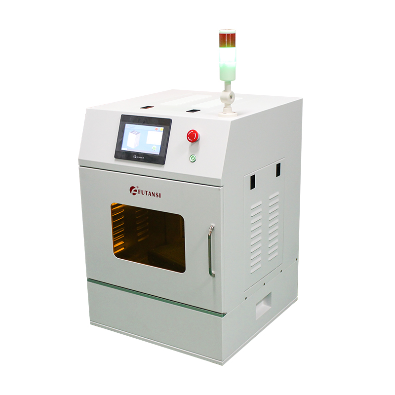 Laboratory uv glue curing with uv led oven