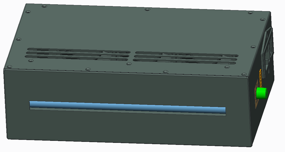 Integrated UV light source: One-piece UV light source