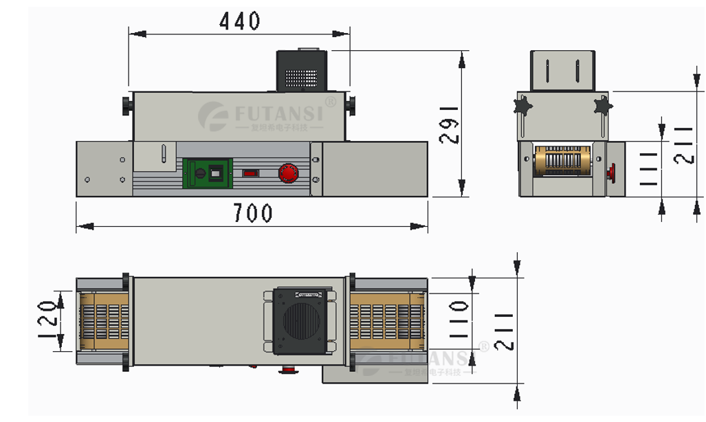 LED UV curing conveyor systems for UV curing Applications